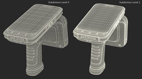 Wireless Rfid Scanner With Barcode Reader 3d Model Turbosquid 2063615