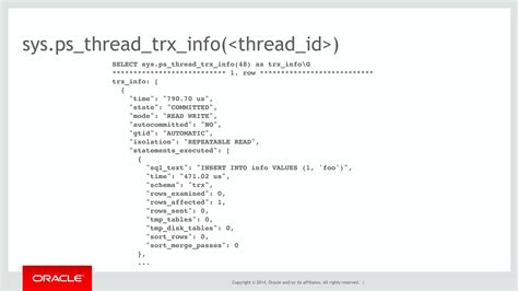 Performance Schema And Sys Schema In Mysql 57 Pdf