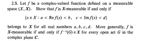 Solved 2s Let F Be A Complex Valued Function