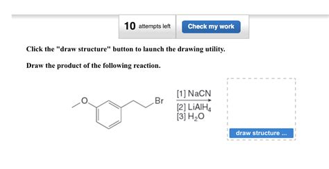 solved click the draw structure button to launch the