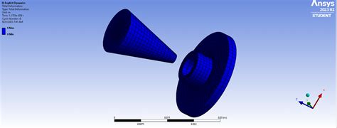 explicit dynamics not giving result r ansys