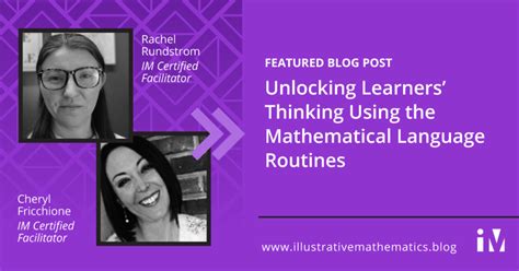 unlocking learners thinking using the mathematical language routines im certified® blog