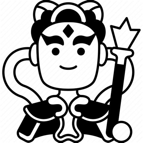 Erlang Shen God Folk Ancient Icon Download On Iconfinder