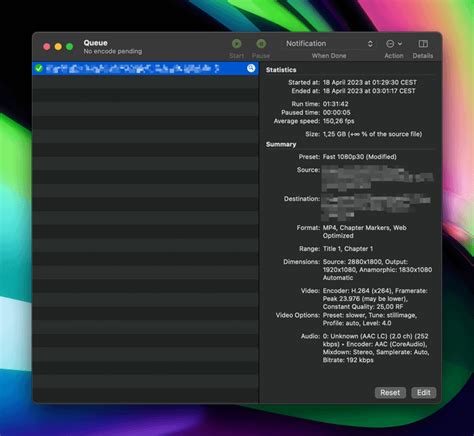 Handbrake Output Size Display Shows ∞ Of The Source File Rhandbrake