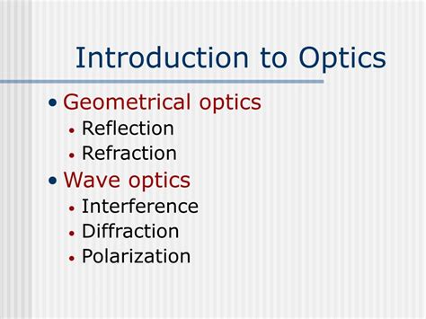 Ppt Wave Optics Powerpoint Presentation Free Download Id 4055176
