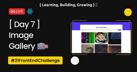 Day 7 Building An Image Gallery With React Using Unsplash Api A Step By Step Guide 🚀