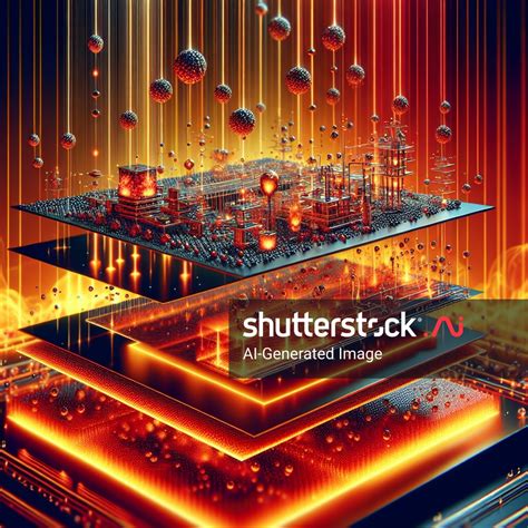 atomic layer deposition high temperature background ai generated image