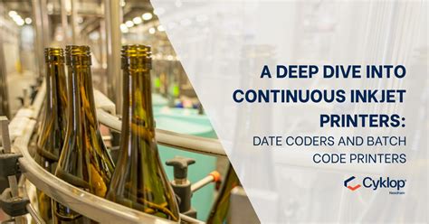 A Deep Dive Into Continuous Inkjet Printers And Date Coders