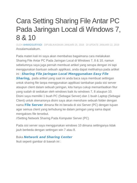 File Sharing Windows Pdf