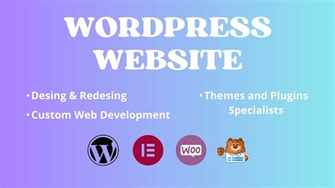 Create Responsive Wordpress Web Desing And Development By Ckiara Fiverr