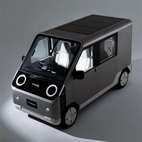 Tiny Electric Van With Swappable Panels