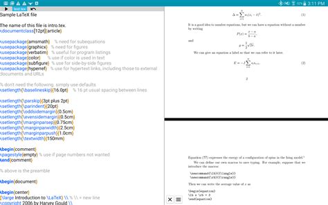 Offline Latex Editor And Compiler For Android Software
