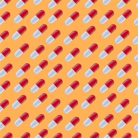 Premium Vector A Set Of Seamless Patterns Of Tablets Pills Pixels 1000by1000 Vector Graphic