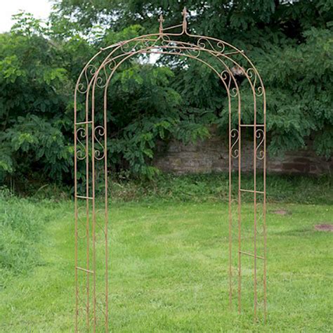 gothic vintage rust arch decorative rust brown by ascalon