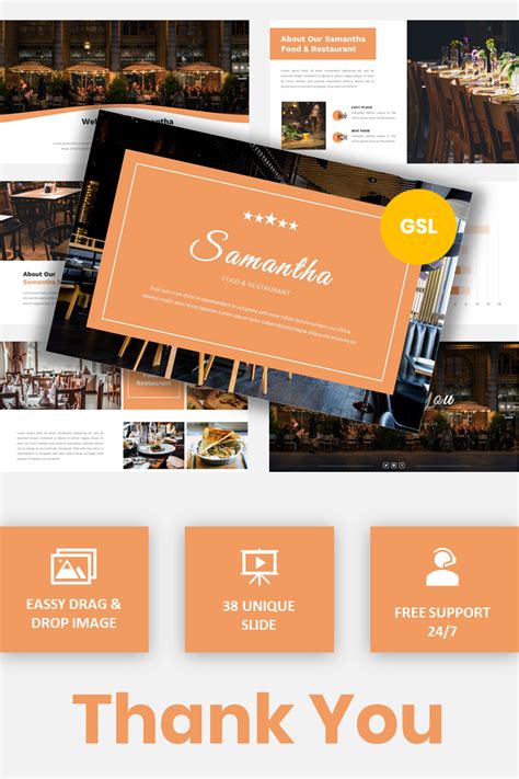 Restaurant Google Slides Template