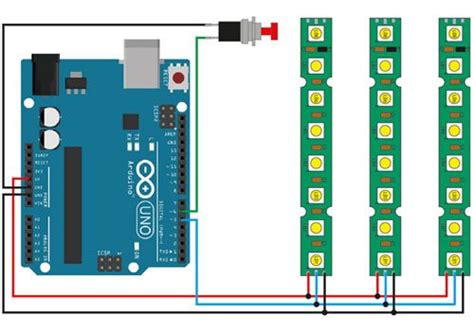 Neopixel Stick With 8 Rgb Ws2812 Leds And Integrated Driver — Arduino