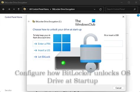 Elija Cómo Bitlocker Desbloquea La Unidad Del Sistema Operativo En El