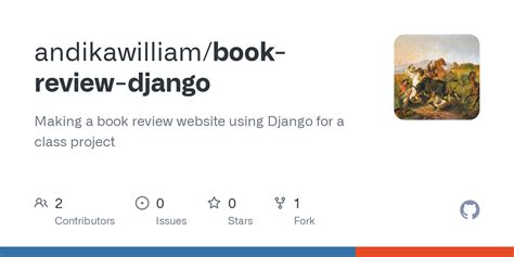 github andikawilliam book review django making a book review website