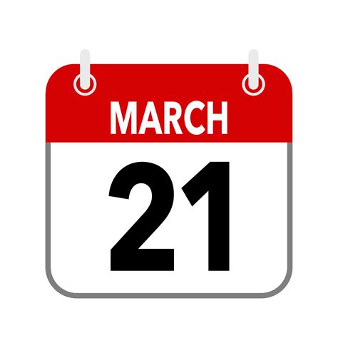March Calendar Date Icon On White Background Vector Art At Vecteezy