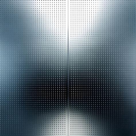 Sleek Perforated Metal Surface Premium Ai Generated Image