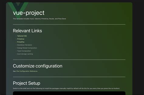 GitHub Ninap Vue Template A Vue Starter With Tailwind PrimeVue Caching Composition