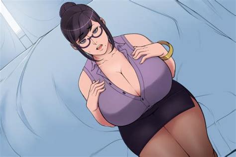 Hot Busty Hentai Milf With Glasses Epicgirl