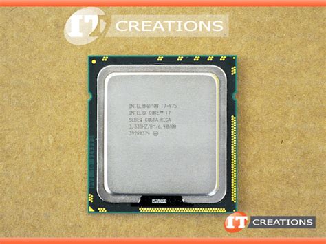 SLBEQ Used INTEL CORE I7 QUAD CORE PROCESSOR I7 975 3 33GHZ 8MB L3 CACHE 6 4GT S FSB 130W