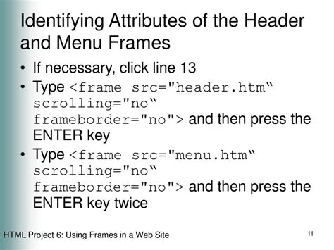Using Frames In A Web Site Ppt Download