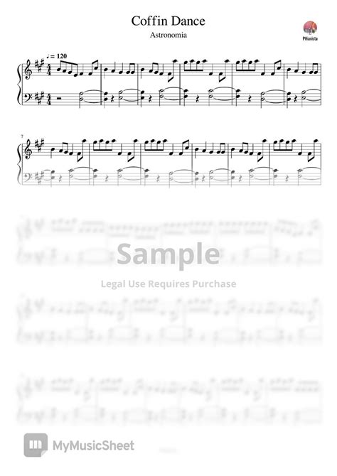 Astronomia Coffin Dance Sheet Music