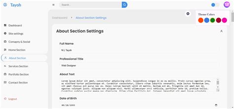 Portfolico Php Personal Portfolio Script By 237coders Codester
