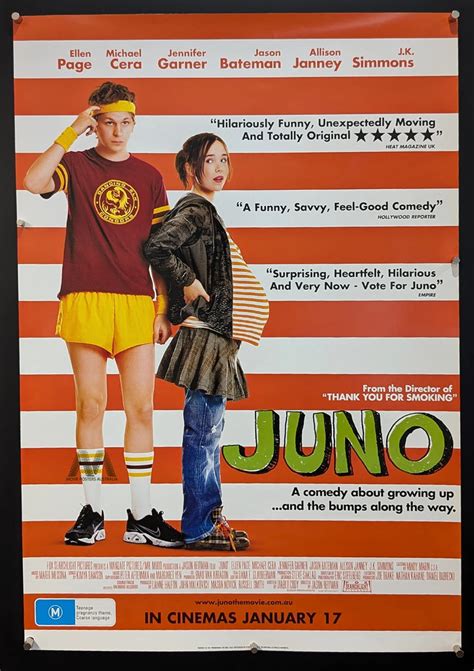 Juno 2007 Australian 1 Sheet Advance Teaser Elliot Page Michael