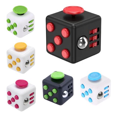 Sensory Cube Fidget 6 Way Fun Fidgets Fun Fidgets Sensory Toys