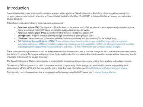 Openshift Container Platform Storage Design Guide—red Hat Openshift