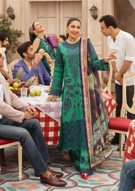 Summer Dress Mushq Ss Olivia Msl06 Saleem Fabrics Pk