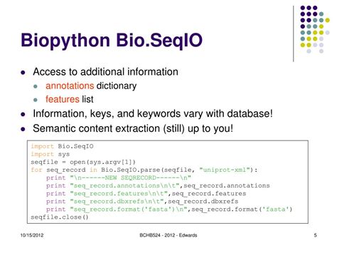Ppt Protein Structure Informatics Using Bio Pdb Powerpoint Presentation Id
