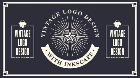 Inkscape Tutorial Vintage Logo Design