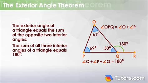 Sum Of Exterior Angles Theorem In Triangle With Examples 46 Off