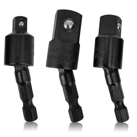 Power Drill Sockets Adapter 360 Degree Rotatable