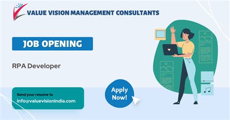 Rpa Developer Value Vision Management Consultants
