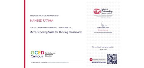 Micro Teaching Skills For Thriving Classrooms Certificate Global