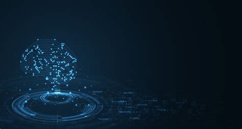 인공 지능 기계 학습 Ai 미래 기술 아트워크 광업 아이소메트릭 신경망 기계 프로그래밍 및 반응형 웹 배너를 위한 데이터 딥