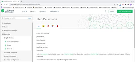 Online Documentation Is Broken And Unreadable · Issue 813 · Cucumberdocs · Github