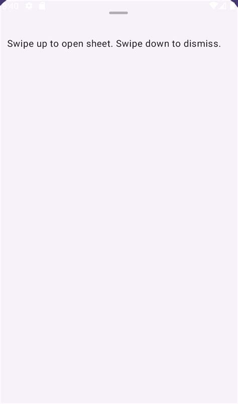 Sheet Bawah Sebagian Jetpack Compose Android Developers