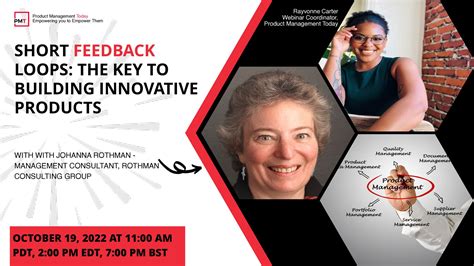 Short Feedback Loops The Key To Building Innovative Products Speaker