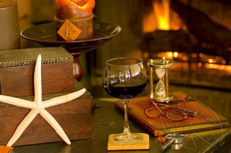 Wine Fireplace Book Cassp Flickr