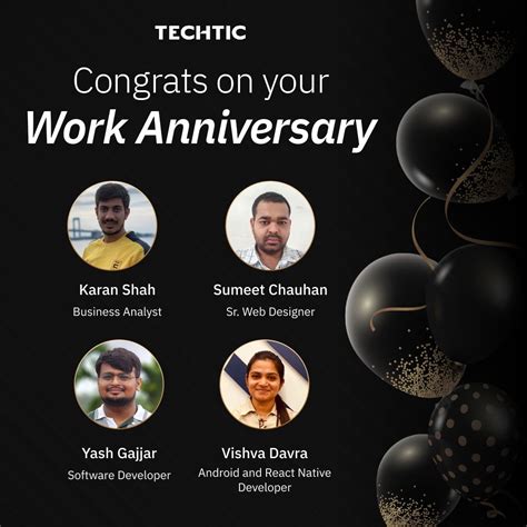 Techtic Solutions Inc On Linkedin Workanniversary Techticmilestones Innovationjourney