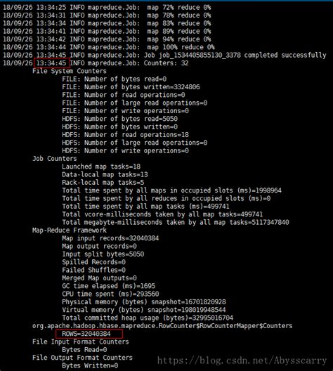 Hbase统计表行数rowcount的四种方法hbase Rowcount Csdn博客