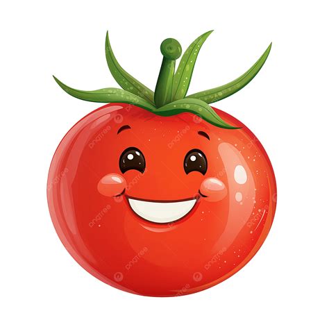 Gambar Clipart Tomat Kartun Png Vektor Psd Dan Clipart Dengan