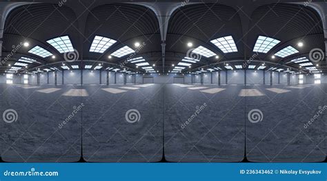 Full Spherical Hdri Panorama 360 Degrees Of Empty Exhibition Space