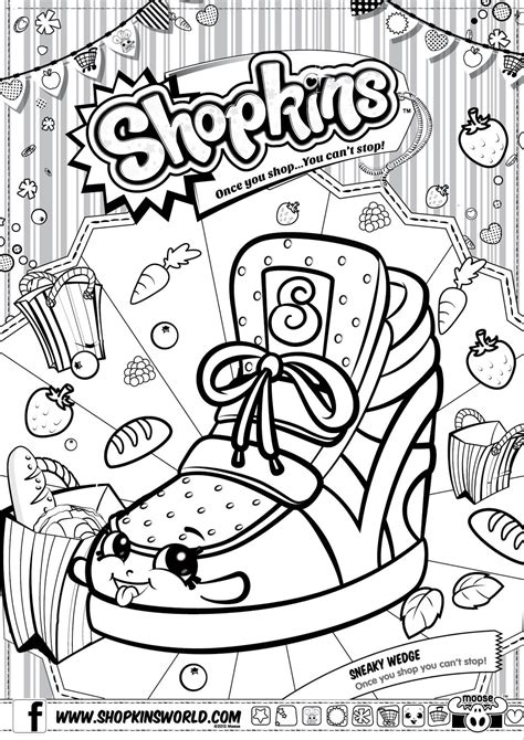 Shopkins Coloring Pages Coloring Home